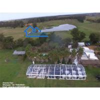 China 25x50m Aluminum Sports Hall Tent with 100 KM/H Wind Resistance and 850gsm Waterproof PVC Roof for sale