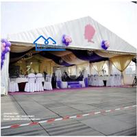 China Aluminum Alloy 6061 Party Marquee Tent 850gsm PVC Coated Polyester Waterproof Shelter for Events for sale