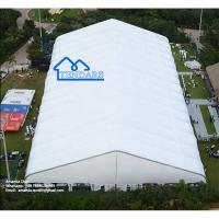China Outdoor Party Marquee Tent 8m-10m Width Fire Retardant PVC Walls 100km/hr Wind Resistance for sale