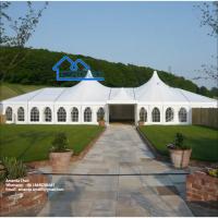 China Removable Lawn Party Marquee Tents Hard-Pressed Aluminum Double-Layer Roof Sidewall Canopy Structure for sale