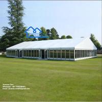 China UV Resistant Party Marquee Tent 100-120 km/h Windproof with 850g PVC Coated Fabric for Outdoor Events for sale