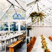 China Heavy Duty Aluminum Frame Party Marquee Tent 850gsm PVC Waterproof for 1000 Guests for sale