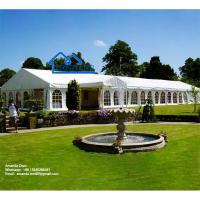 China Waterproof Aluminum Alloy Frame Party Marquee Tent 850gsm PVC Roof Custom Size for sale