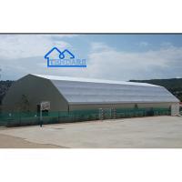 China Custom Big Mobile Polygon Arched PVC Indoor Badminton Sports Hall Tent 10m-60m for sale