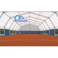 China Custom Big Mobile Polygon Arched PVC Indoor Badminton Sports Hall Tent 10m-60m for sale