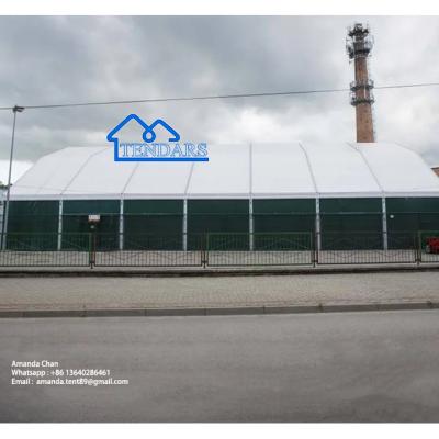 China Customized Transparent Sports Hall Tent Aluminum Frame 100km/h Wind Load for sale