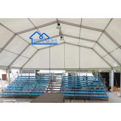 China Custom Aluminum Frame Paddle Tennis Court Tent 3m-60m Span Wind Resistant 80km/h for sale