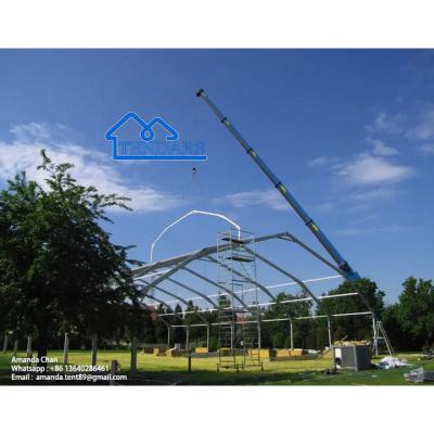 China Polygon Canopy Tent for Basketball Court Sports Event White Roof 10m-50m Width for sale