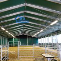China Clear-View Stadium Party Marquee Tents Extruded Aluminum Alloy Frame PVC Panel Canopy Structure for sale