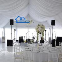 China 15x35m Outdoor Wedding Party Marquee Tent Aluminum Alloy Frame Fire Retardant PVC for sale