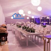 China Aluminum Frame Wedding Marquee Tent 3m to 18m Width PVC Waterproof Flame Retardant for sale