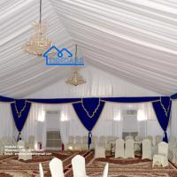 China 15x35m Outdoor Wedding Party Marquee Tent Aluminum Alloy Frame Fire Retardant PVC for sale