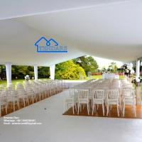 China Aluminum Frame Wedding Marquee Tent 3m to 18m Width PVC Waterproof Flame Retardant for sale