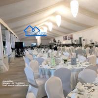 China Outdoor Waterproof Wedding Marquee Tent - 100% Waterproof, -30°C to +70°C Temperature Range, 75kg/sqm Snow Load Capacity for sale
