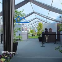 China Aluminum Frame Wedding Tent - 100% Waterproof PVC Cover, -30°C to +70°C Temperature Range, 100 km/h Wind Load Capacity for sale