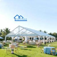 China Aluminum A Shape Permanent Teepee Marquee Tent 10m Outdoor Wedding Party Event Canopy Frame for sale