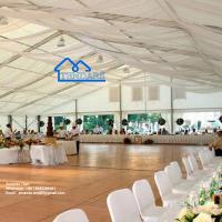 China Clear Span Aluminium Alloy PVC Marquee Tent 30m Span 4m Side Height for Wedding Events for sale