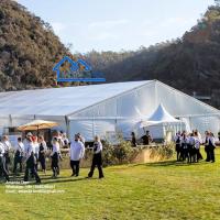China Durable Custom Wedding Event Tent - 850g/m² PVC Fabric, 4.2-6.4m Ridge Height, CE Certified Aluminum Frame for sale