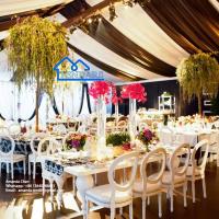 China Four Seasons Aluminum Frame Wedding Marquee Tent with Windows - 100km/h Wind Load & 0.5kN/m² Snow Load for sale