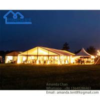 China Wind-Resistant Outdoor Party Marquee Tent Waterproof PVC Aluminum Alloy Frame 850gsm for sale