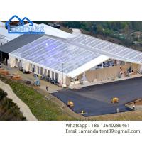 China Aluminum Alloy Party Marquee Tent 850gsm PVC Fabric Transparent Roof Wedding Canopy for sale