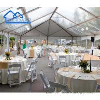 China Clear-Span Aluminum Party Marquee Tent 6061 Hard-Pressed Frame Double-Layer Roof Canopy for sale
