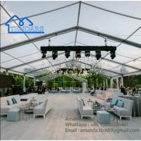 China Clear-Span Aluminum Party Marquee Tent 6061 Hard-Pressed Frame Double-Layer Roof Canopy for sale