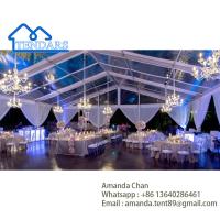 China Clear-Span Aluminum Party Marquee Tent 6061 Hard-Pressed Frame Double-Layer Roof Canopy for sale