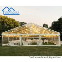 China Custom Clear PVC Party Tent 3-40m Width with 100km/h Wind Resistance for Weddings and Outdoor Events for sale