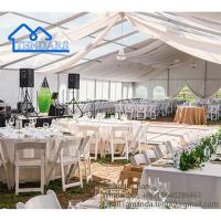 China European Style Outdoor Wedding Tent 500 Person Capacity with 100km/h Wind Load and 25kg/sqm Snow Load Aluminum Frame Structure for sale