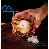 China Custom Lead-Free Crystal Whiskey Glasses - 250-400g Weight, 0-100℃ Temperature Range, Hand Made Food Grade Glassware for sale