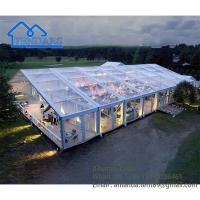 China Removable Anniversary Party Marquee Tents Waterproof PVC Aluminum Alloy Frame Sidewall Canopy Structure for sale