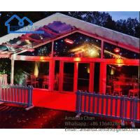 China Aluminum Alloy Party Marquee Tent 850gsm PVC Fabric Transparent Roof Wedding Canopy for sale