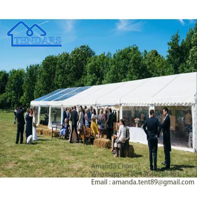 China Clear-Span Party Marquee Tent 15x30m Waterproof PVC Aluminum Alloy Frame for 800 Guests for sale