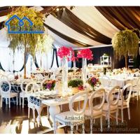 China Fire-Retardant Party Marquee Tent with Reinforced Alloy Frame 120km/h Wind-Resistant PVC for sale