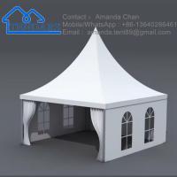 China 5x5m Heavy Duty Galvanized Party Marquee Tent with PVC Fabric Quick Assembly Canopy for sale