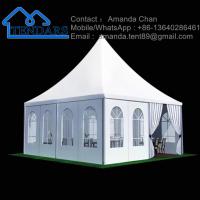 China 5x5m Heavy Duty Galvanized Party Marquee Tent with PVC Fabric Quick Assembly Canopy for sale