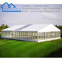China Comfortable Nice Aluminum Frame Wedding Shape Tent/A Frame Transparent Marquee Tent Event Marquee Tent for sale