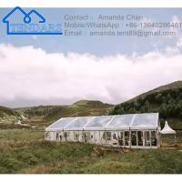 China Comfortable Nice Aluminum Frame Wedding Shape Tent/A Frame Transparent Marquee Tent Event Marquee Tent for sale