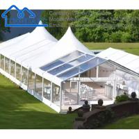 China Fire-Retardant Party Marquee Tent 6m-25m Span Reinforced Alloy Frame PVC Canopy for sale