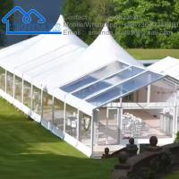 China Custom Aluminum Camping Marquee Tent Waterproof for Outdoor Wedding Events 3m to 60m Span for sale