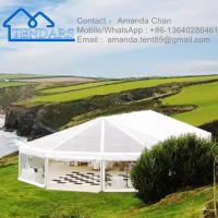 China Customized Transparent Marquee Tent for Wedding Banquet Event 80-100km/h Wind Load for sale