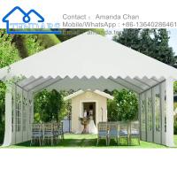 China Customized Aluminum Canvas Marquee Tent 6x6m Outdoor Wedding Event Tent for sale