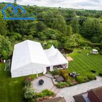 China Customized Aluminum Canvas Marquee Tent 6x6m Outdoor Wedding Event Tent for sale