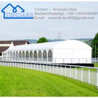 China Heavy Duty Aluminum Warehouse Tent 3m to 60m Span Waterproof PVC Event Marquee for sale