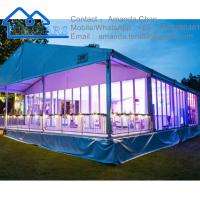 China Customized Transparent Marquee Tent for Wedding Banquet Event 80-100km/h Wind Load for sale