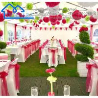 China Customized Aluminum Canvas Marquee Tent 6x6m Outdoor Wedding Event Tent for sale