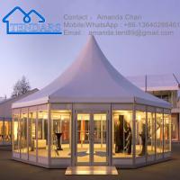 China White Marquee Wedding Party Tent 6061 Aluminum Frame 100kmh Wind Load Custom Sizes for sale