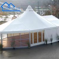 China White Marquee Wedding Party Tent 6061 Aluminum Frame 100kmh Wind Load Custom Sizes for sale