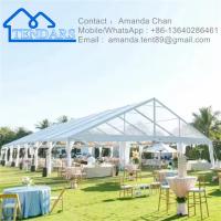 China UV Resistant Clear Roof Party Wedding Tent Transparent Event Marquee 3m to 15m Width for sale